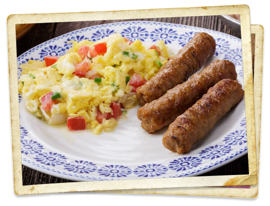 Scrambled Eggs Mexican Style with Sausages | Johnsonville